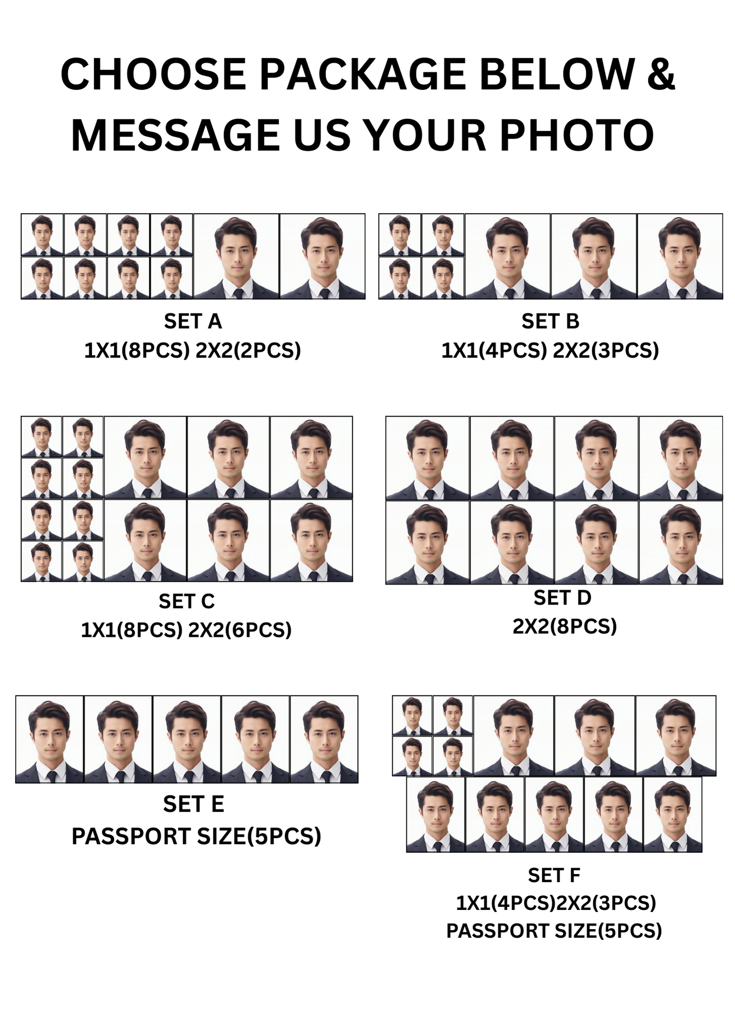 ID PICTURE PRINTING | 1x1 | 2X2 | PASSPORT SIZE RUSH ID | Shopee ...