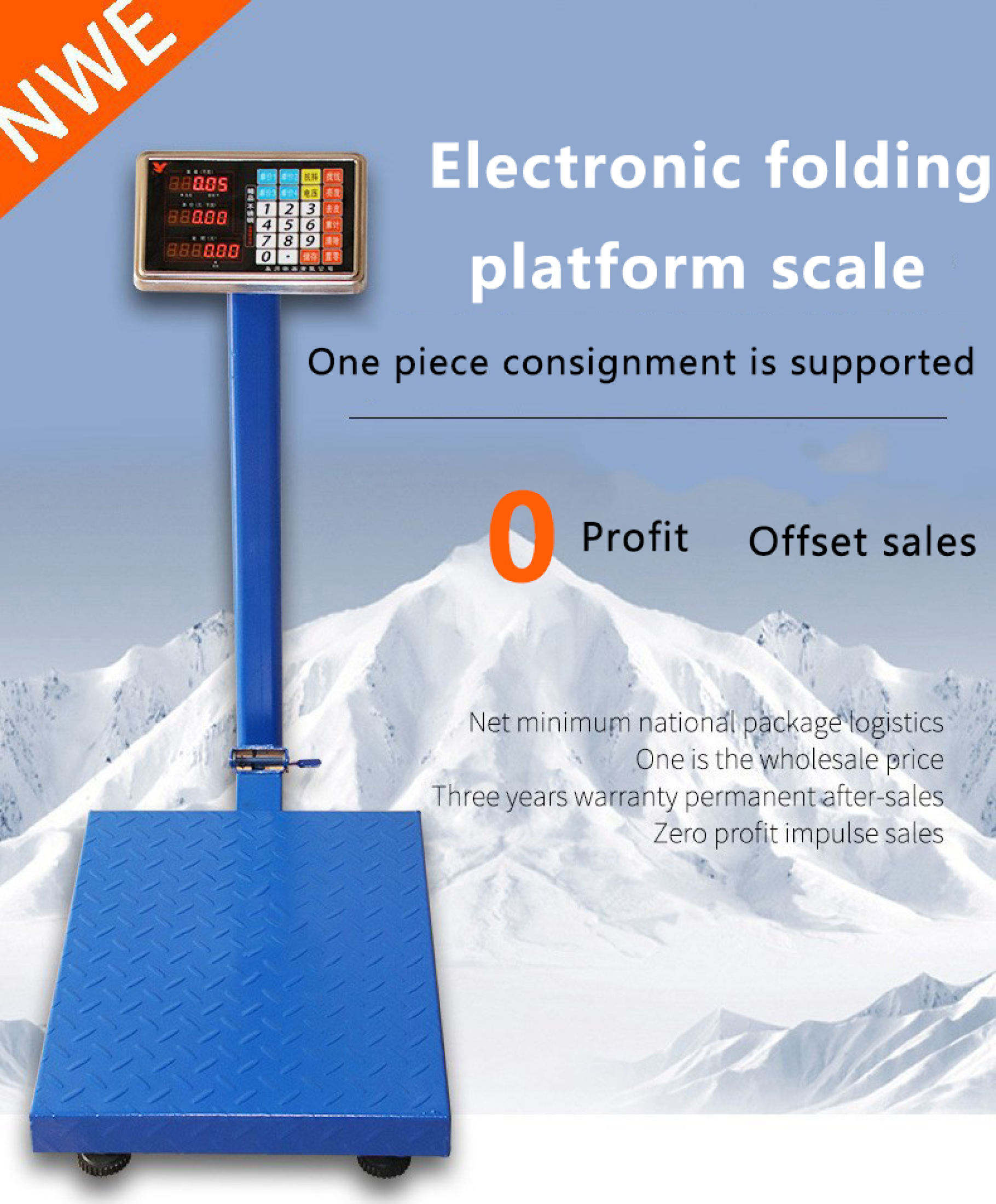 【COD】Folding Digital Electronic Scales heavy duty timbangan Digital ...