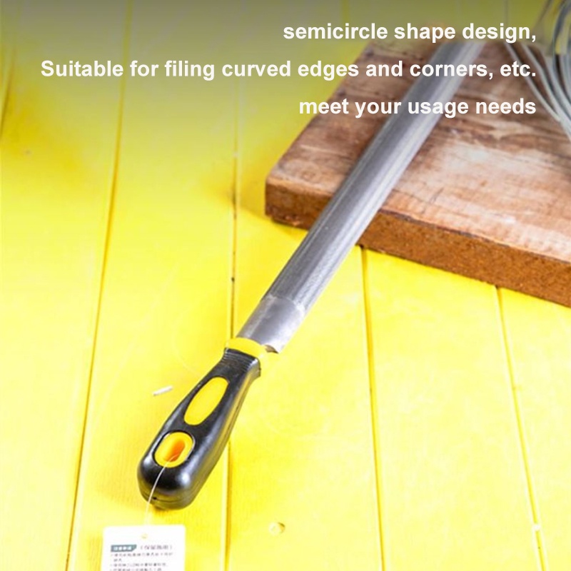 Steel File Round/ Triangle/ Semicircle/ Flat 8" 12" Woodworking Rasp ...
