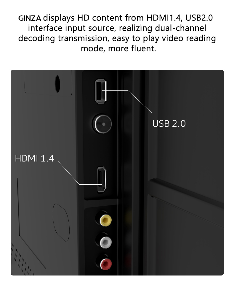 GINZA TV 32 Inch TV 40 Inch TV LED TV With USB | Shopee Philippines