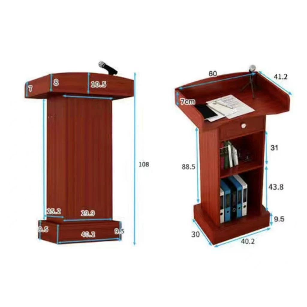 Upgraded small modern podium welcome desk speech desk reception desk ...