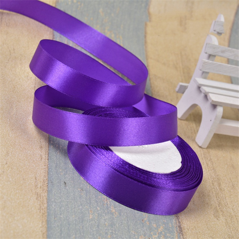 22m/2.5Cm Satin Ribbon Double -Sided Ribbon Gift Packing Ribbon Fashion ...