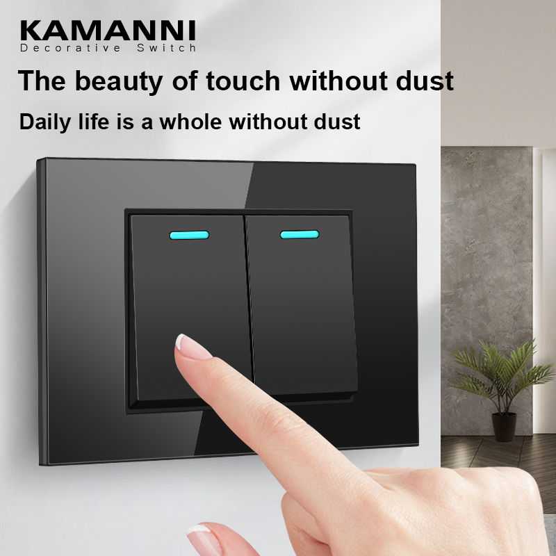 TEP Wall Switch Light Socket / Power Socket Panel Concealed ...