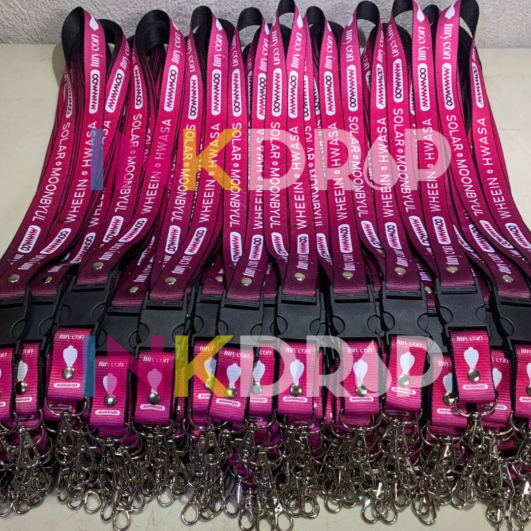 INKDROP 1 INCH & 3/4 INCH ID LACE - CUSTOMIZE ID LANYARD PRINT W/ FREE ...