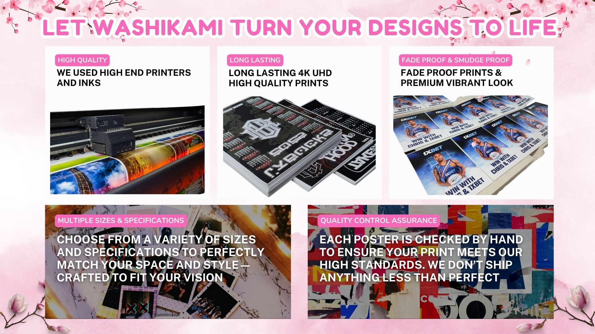 Customized A4 Poster (A4, 4R, 5R, Sticker Poster) - Washikami | Shopee ...