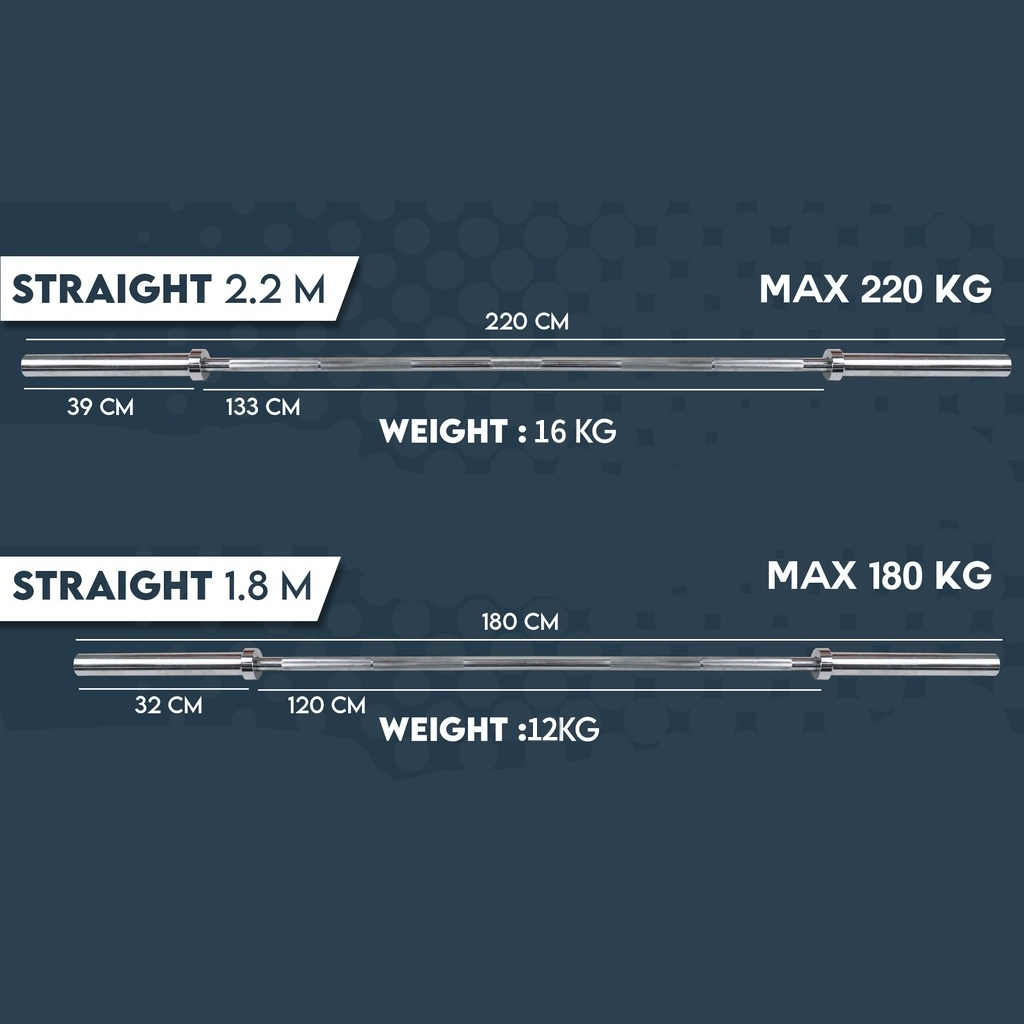Barbell bar Dumbbell bar 100/120/130/170/180/200/220CM Ez Curl Bar ...