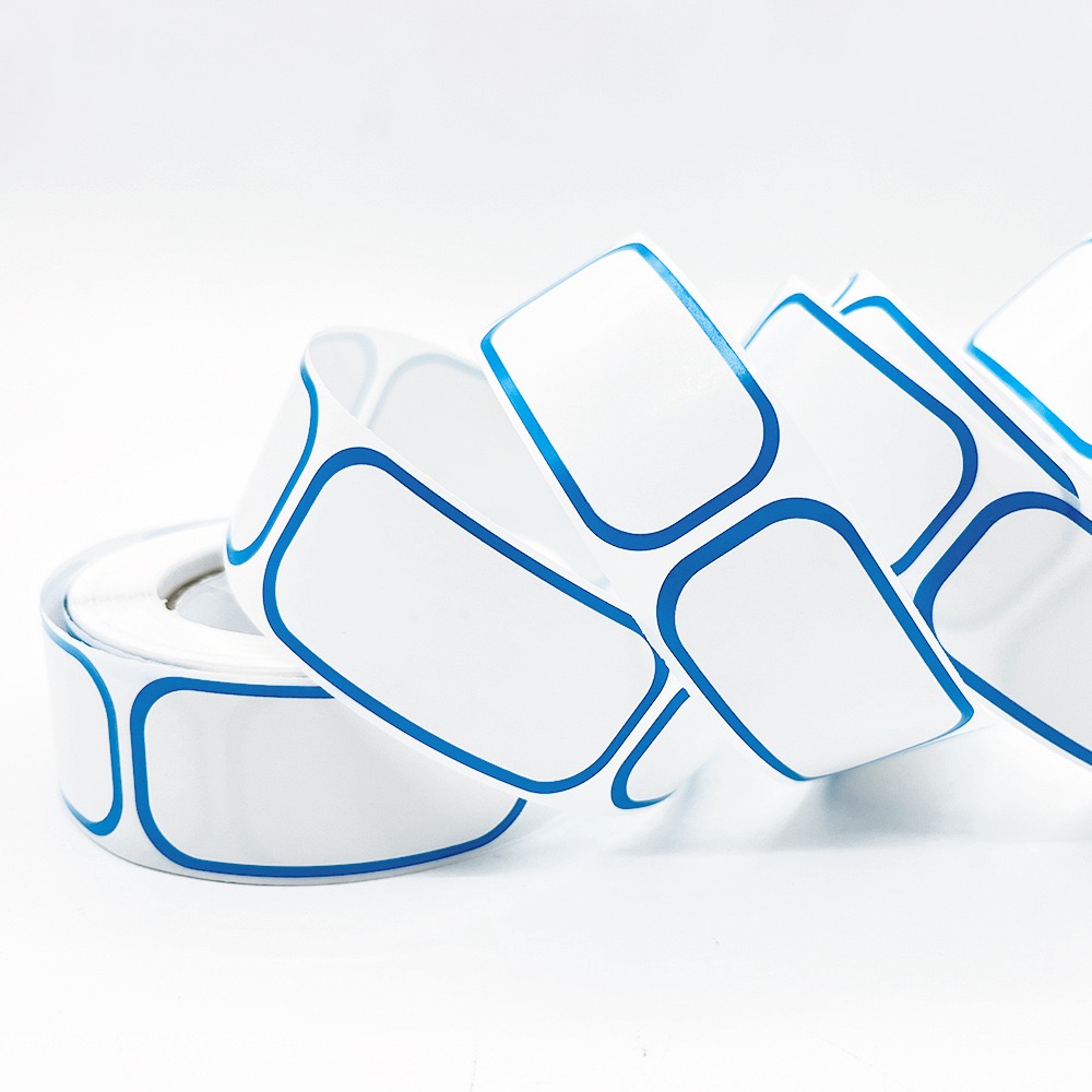 300pcs/roll handwriting Sticker Book Label Items Marked Label Blank ...