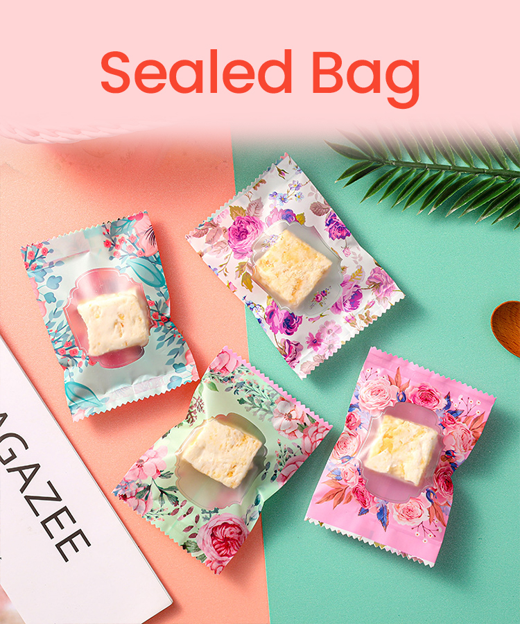 5.5x8.5cm Polvoron Wrapper Plastic Pack Heat Sealing Pastry Candy ...