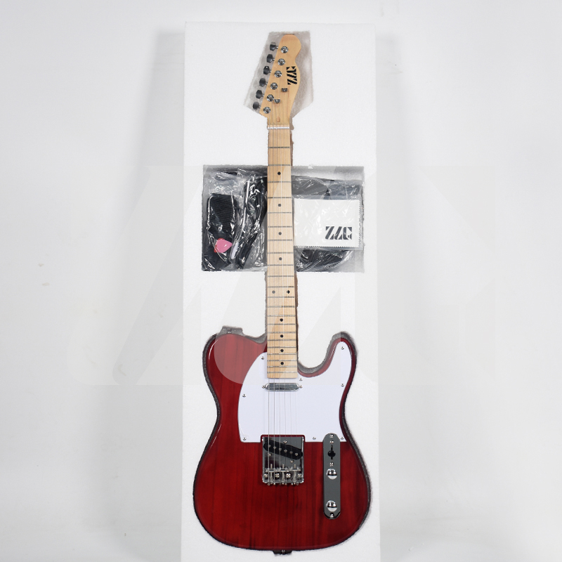 ZLG Telecaster guitar Electric Guitar Set Red Wine Color Alnico pick up ...