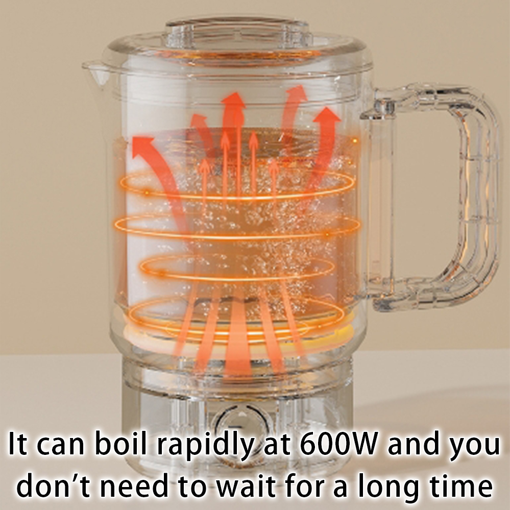 800ml Electric Mini Kettles Small Heater Stainless Steel Folde Portable ...