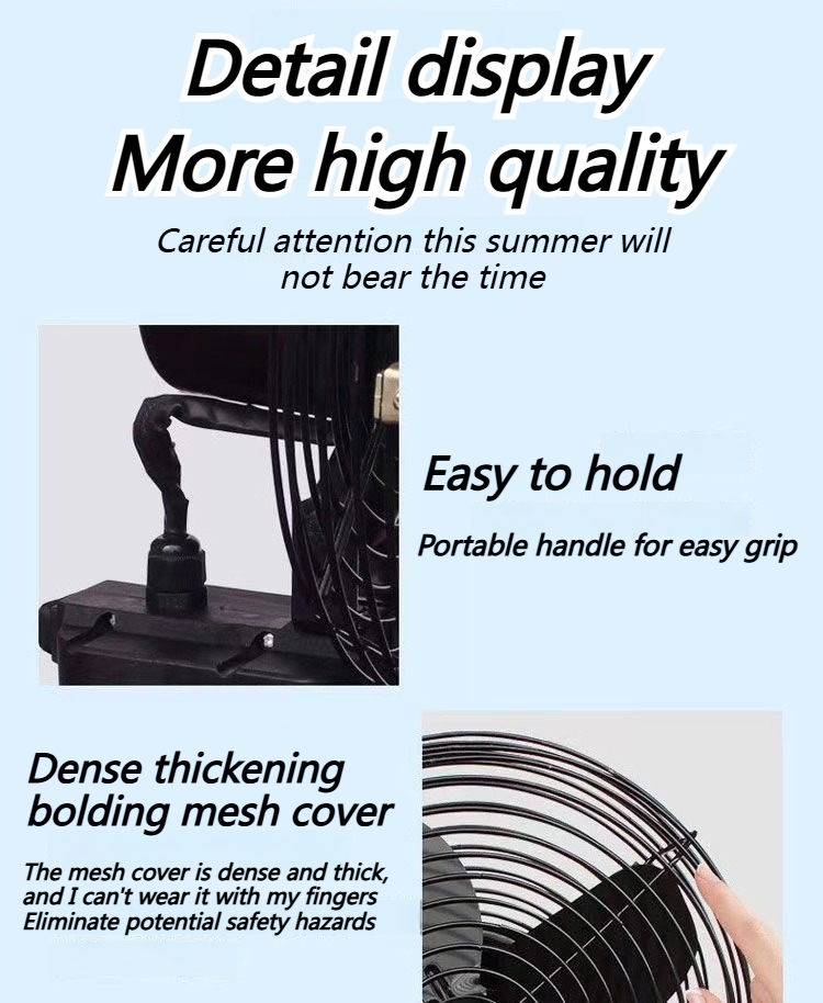 Cordless Electric Fan Portable Fan 8 inch Rechargeable Fan Outdoor ...