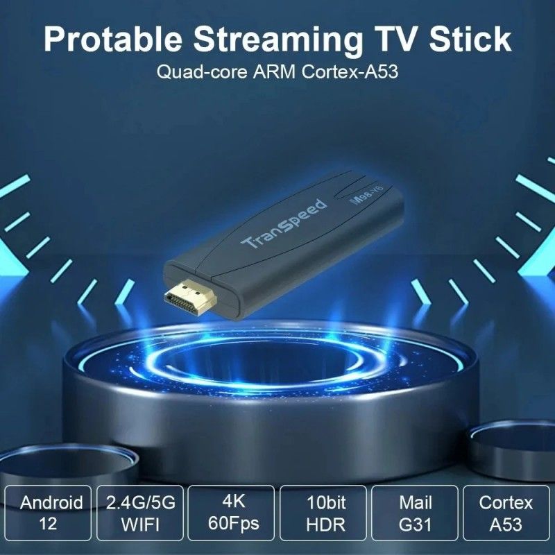 Smart TV Stick Android TV Box 8GB 128GB Google Youtube Dual Wifi ...