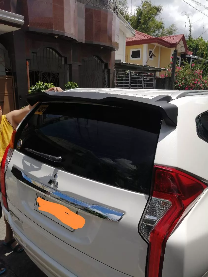 Mitsubishi Montero 2016 to 2025 Primer Black Finish Rear Spoiler ...