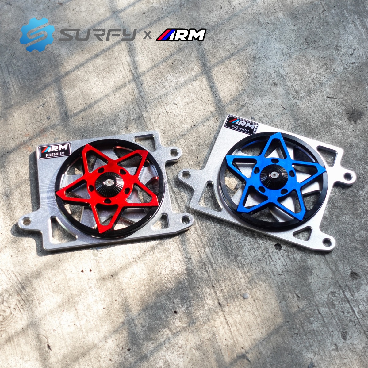 ARM Star Spinner Radiator Cover V3 Metallic Finish Design Full Alloy ...