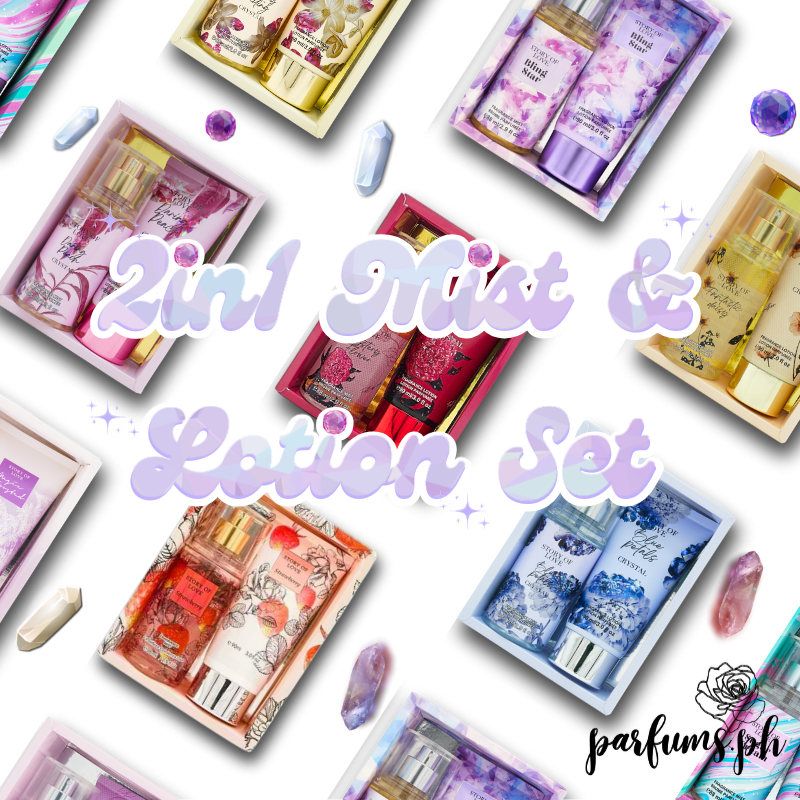 Perfume Mist & Body Lotion 2in1 Gift Set for Women Birthday Gift ...