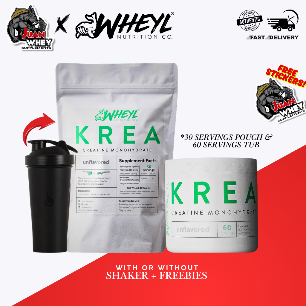 Wheyl Nutrition - Krea Creatine Monohydrate Unflavored 30 & 60 servings ...