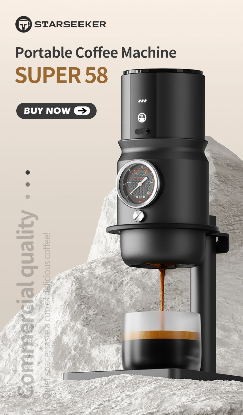 （In stock）STARSEEKER Super58 Portable Electric Espresso Machine Travel ...