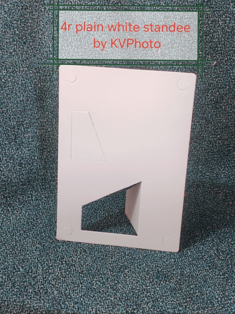 100pcs 4r Plain White Photo Standee Frame for Photobooth Photography ...