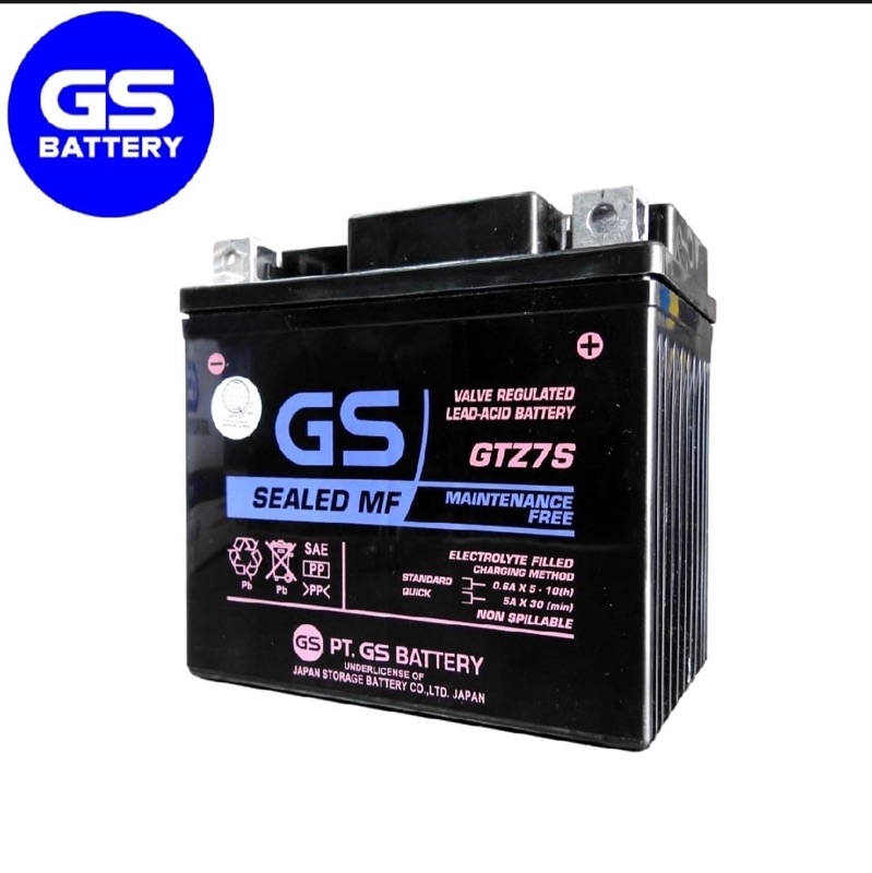 GTZ-7S GS Battery for(HondaClickV-123/PCX/ADV)/AEROXV2/RAIDER150/150FI ...