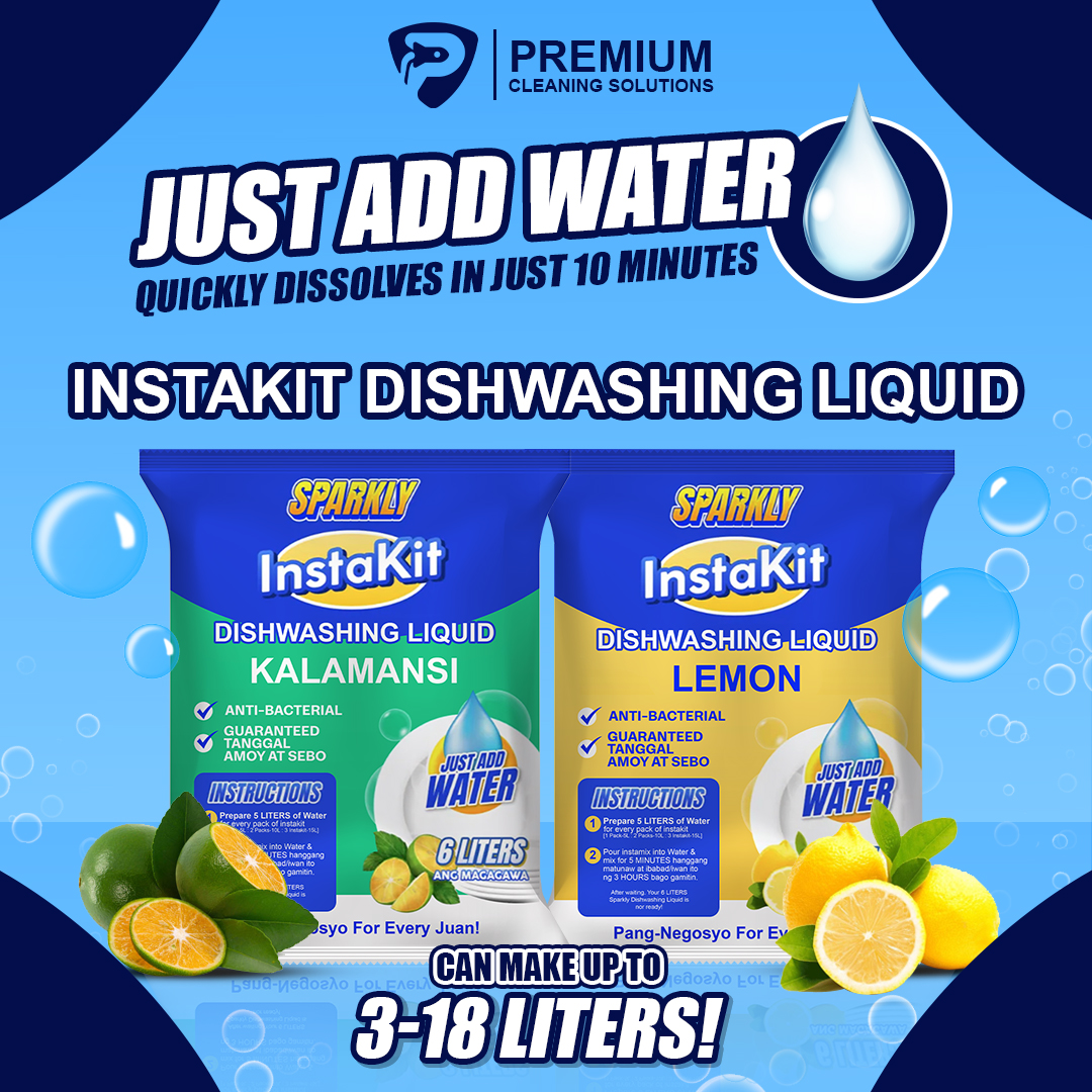 2 Easy Step InstaKit DIY Dishwashing Liquid Sparkly Dish Soap ...