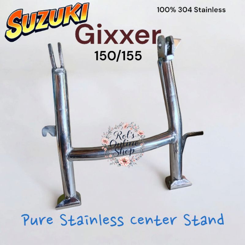 SUZUKI GIXXER 155 CARB/F.I. STAINLESS CENTER STAND ONLY | Shopee ...