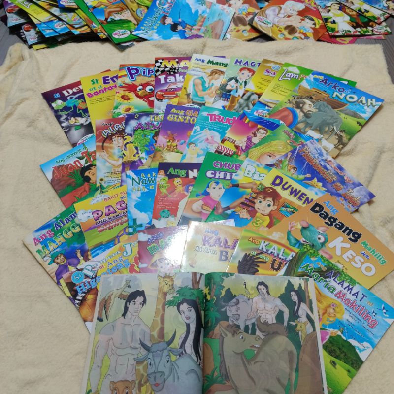 Story Book Colored 24pages Medium HD Print - Eng/Tag Translation ...