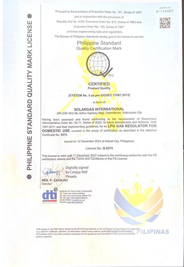 sungas lpg regulator (thread type regulator, compatible for mgas ...