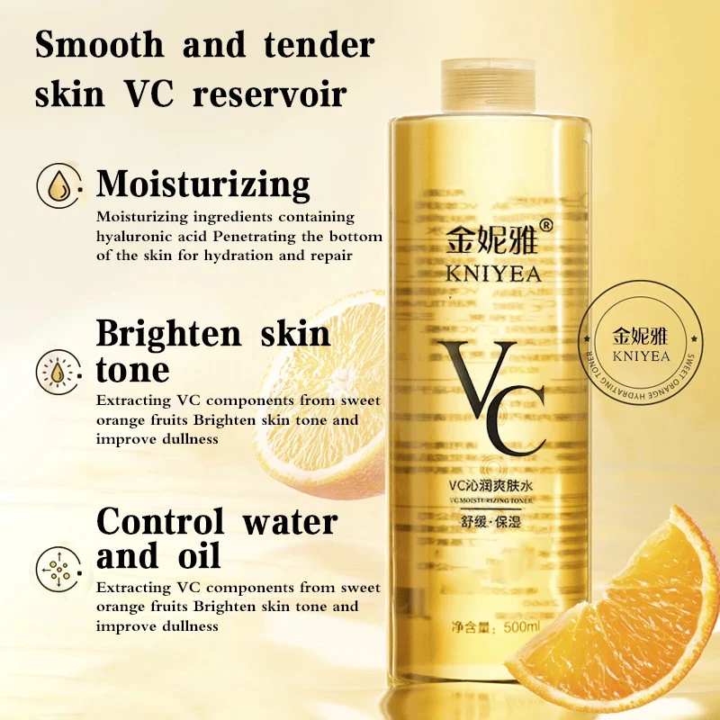 500ML Vitamin C Toner Intensive Whitening Toner Essence Remove Melasma Acne Pimple Marks Skin ...