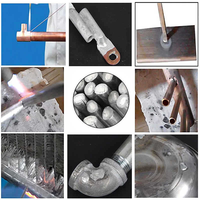 【With Cored】20/10PCS Length 50cm Low Temperature Aluminum Welding Wire ...