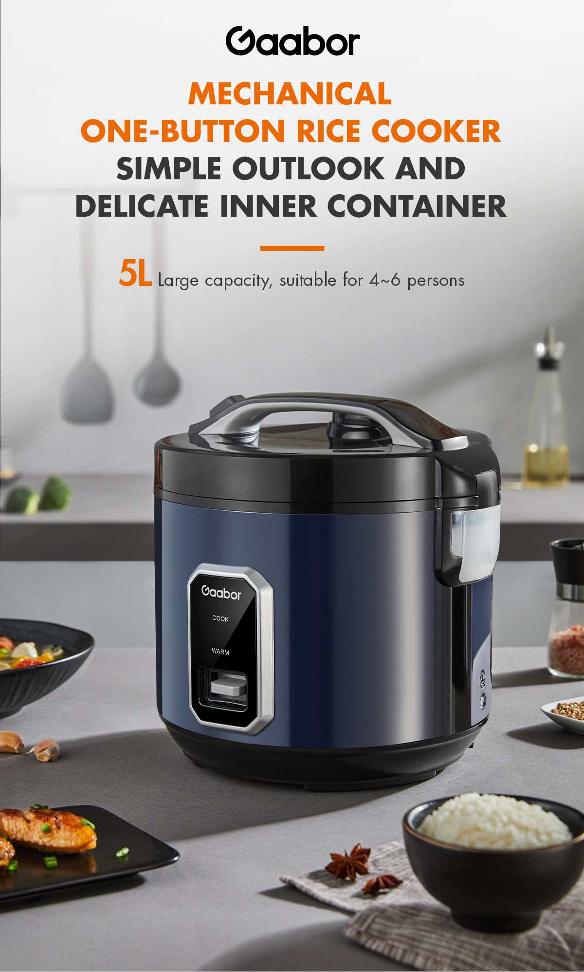 Gaabor Steaming Cooking Large Capacity Electric Multifunctional Fast ...