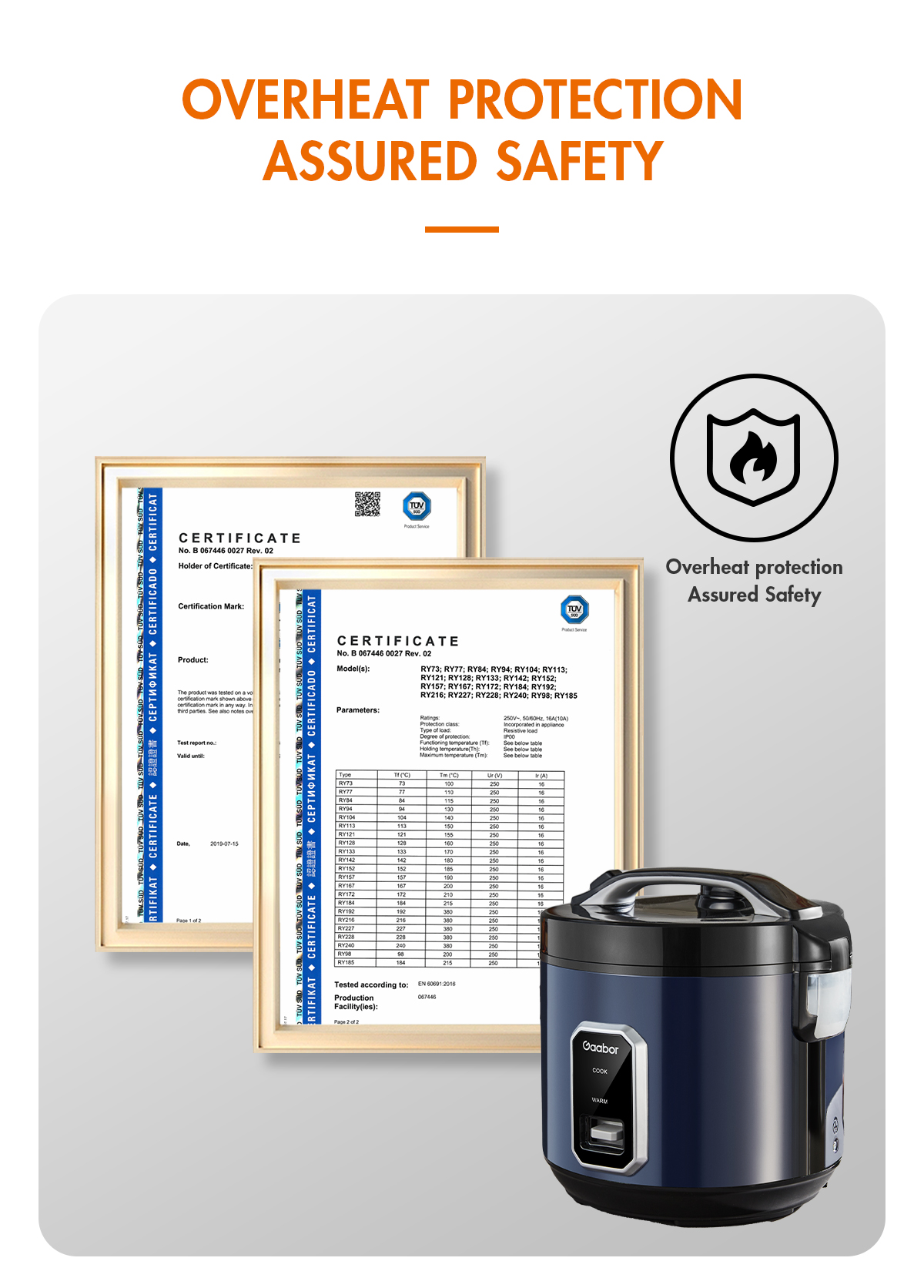 Gaabor Steaming Cooking Large Capacity Electric Multifunctional Fast ...