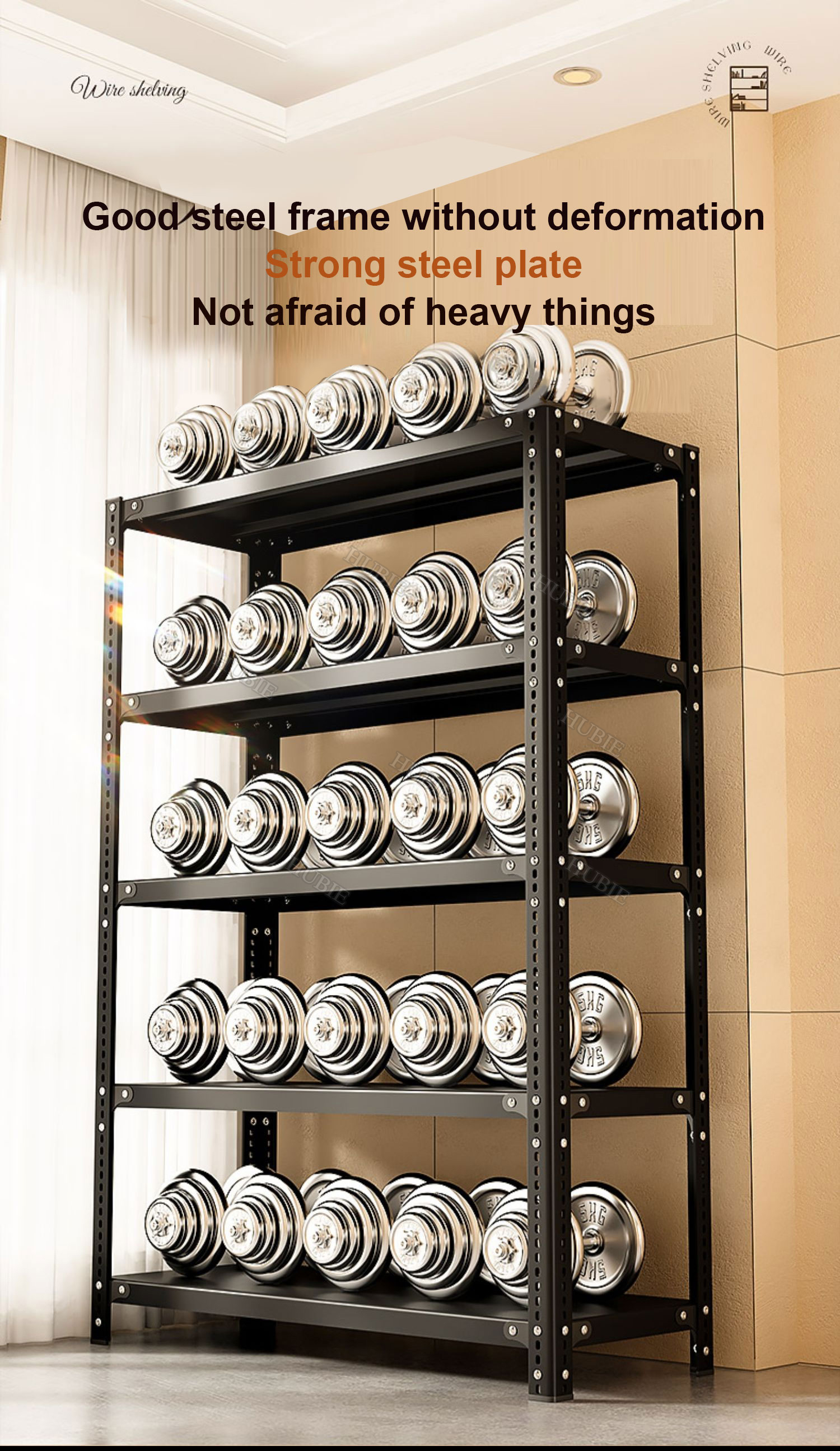 120*200 Metal Rack Steel Rack Heavy Duty Rack Stainless Shelf Rack ...
