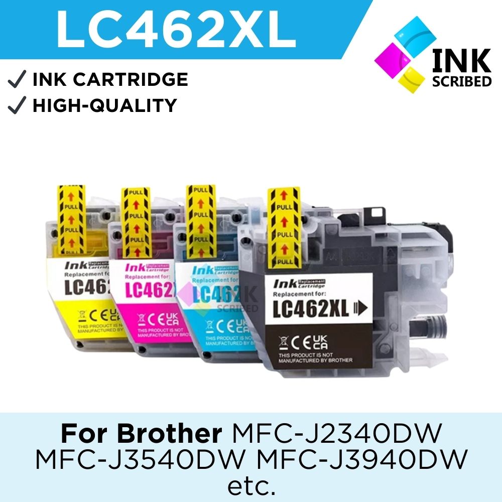 INKSCRIBED LC462XL LC462 Compatible Ink Cartridge for MFC-J2340CDW ...