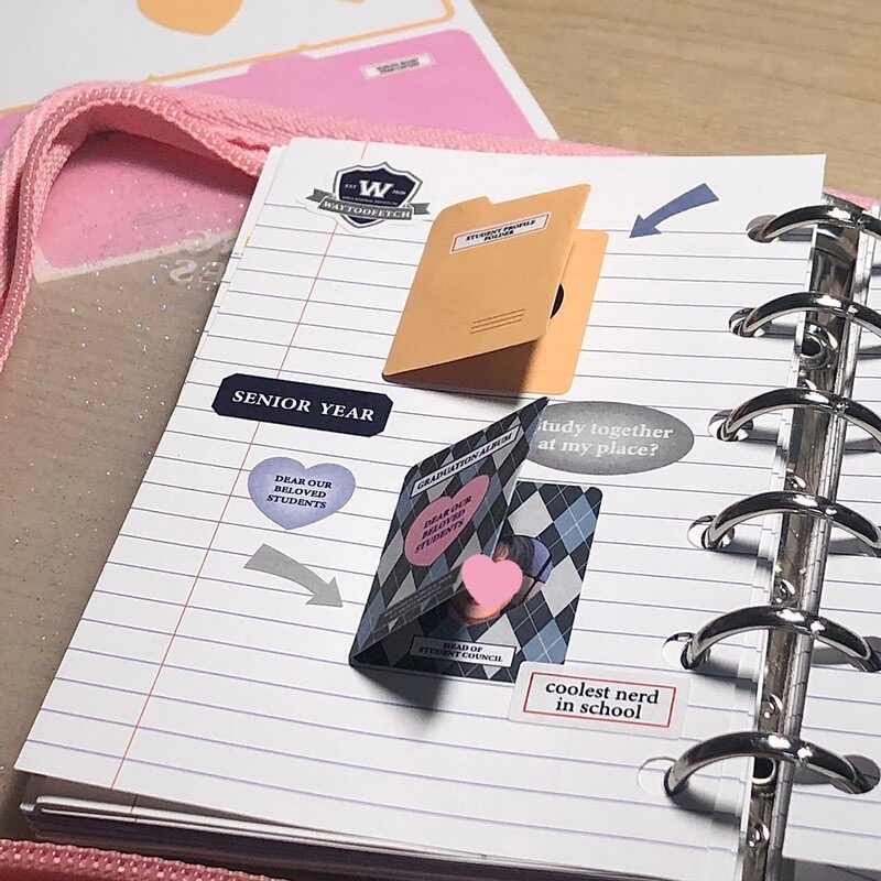 Glitter Guka Stickers for DIY Photo Frame Decor, Cute Aesthetic Kpop ...