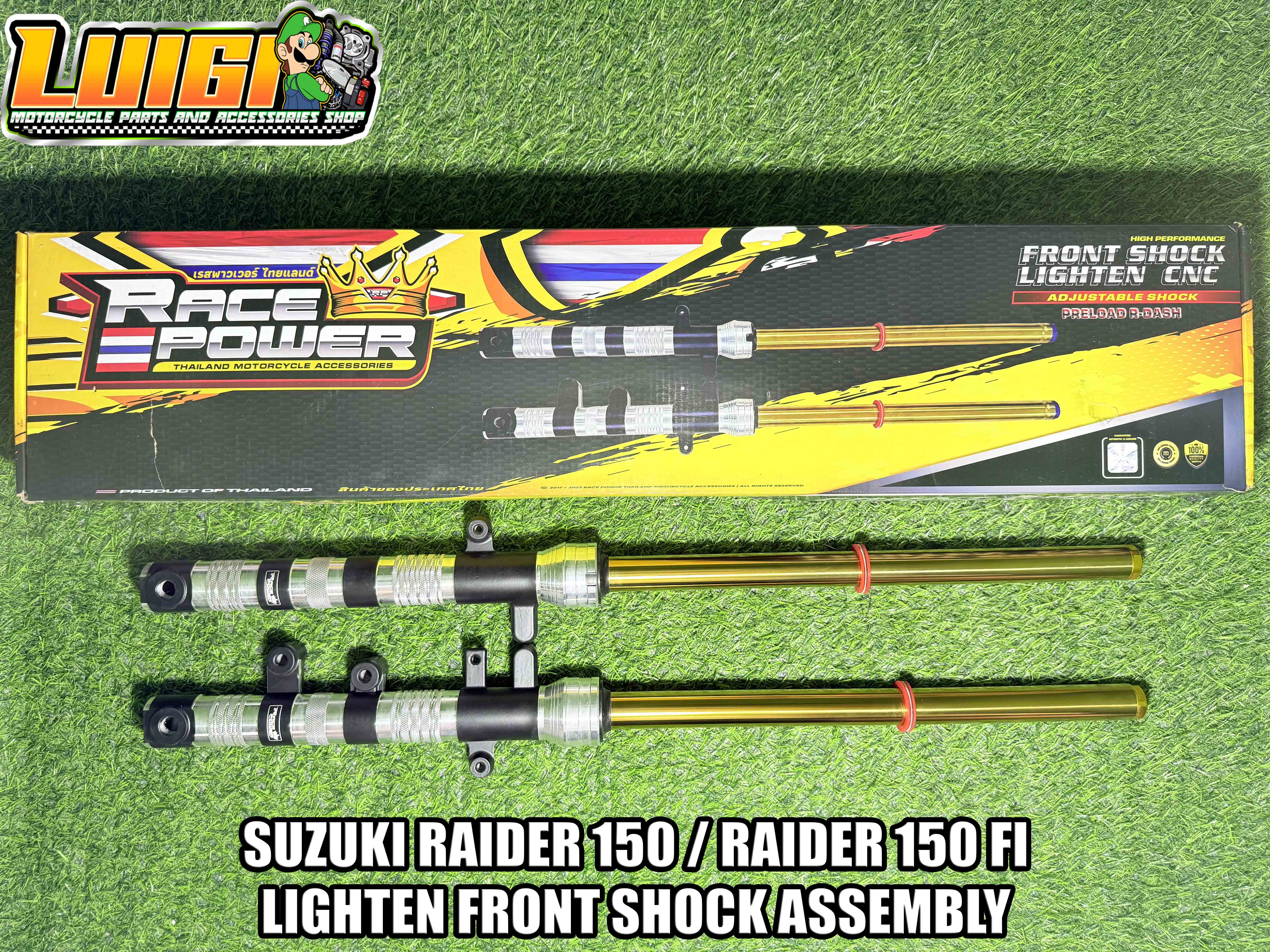 RACE POWER FRONT SHOCK ASSEMBLY CNC FULLY ADJUSTABLE MADE IN THAILAND ...