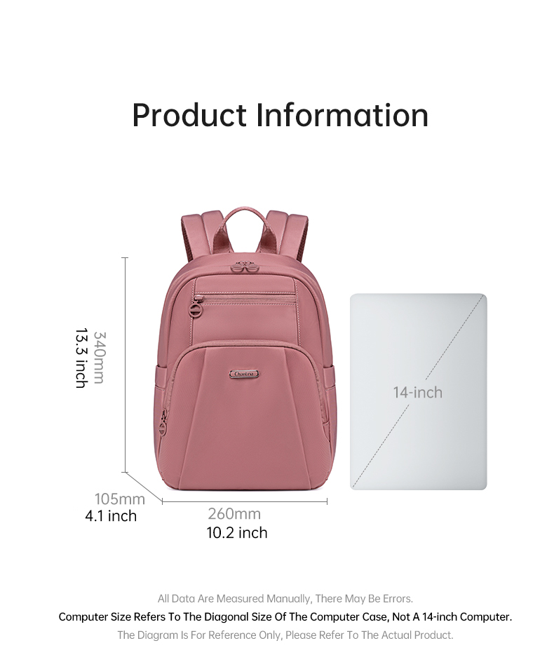 Chantria CB00770 Small Student Bag Nylon Water Resistant 10L Laptop ...