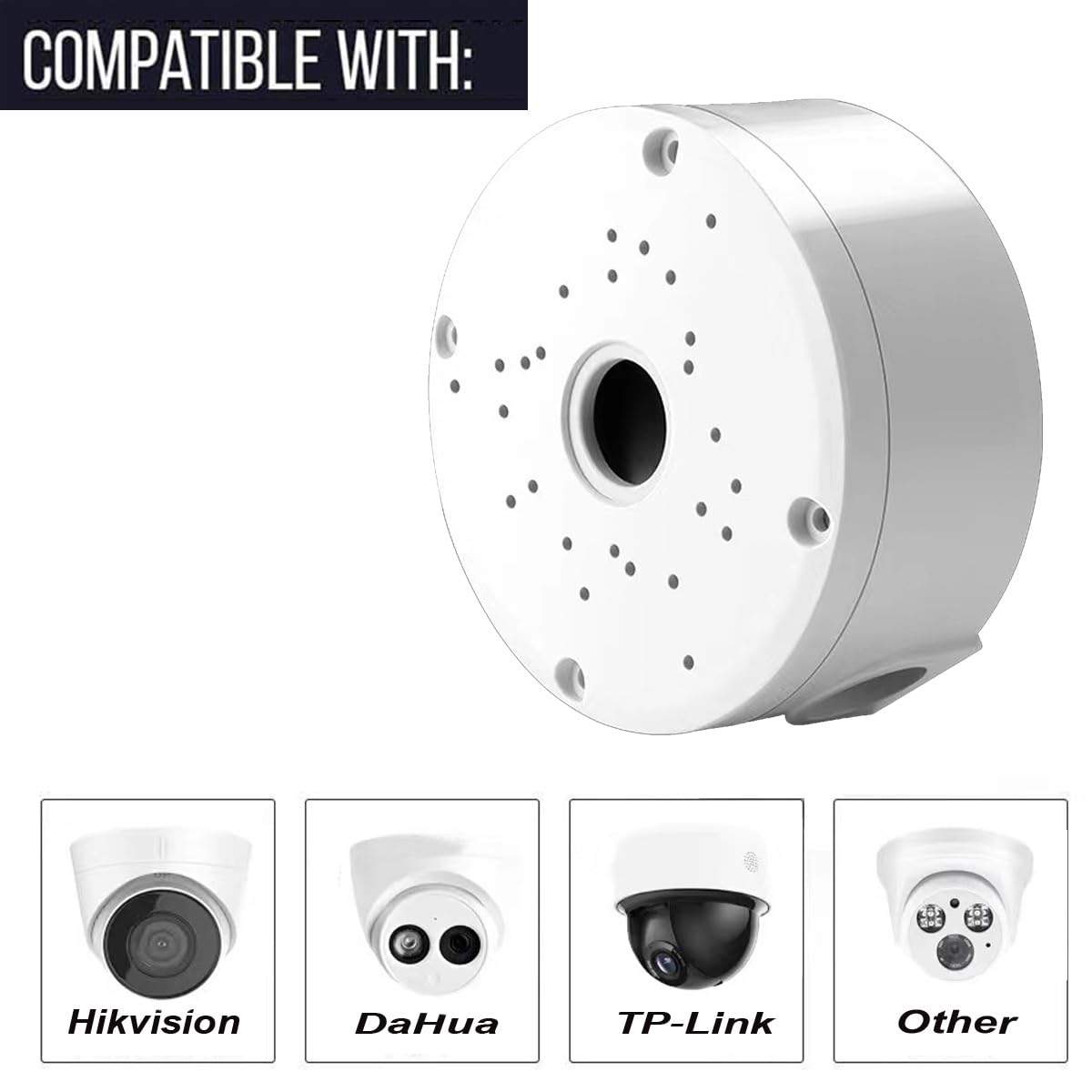 ALLAN Dome Camera Junction Box Security Camera Bracket CCTV IP ...