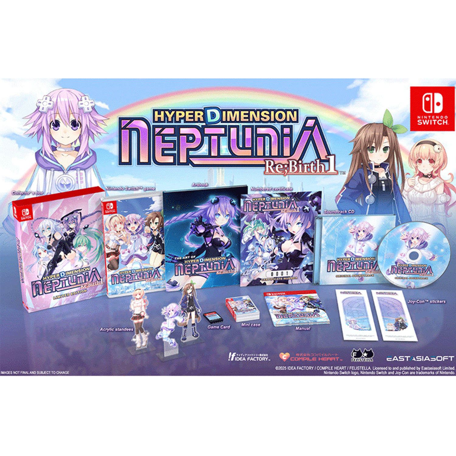 Nintendo Switch Hyperdimension Neptunia Re;Birth1 Limited Edition (ASI ...