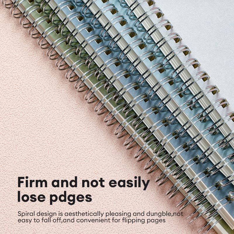 Deli 5PCS Thick A5 Spiral Notebook 60 Sheets Binder Notebook Student ...