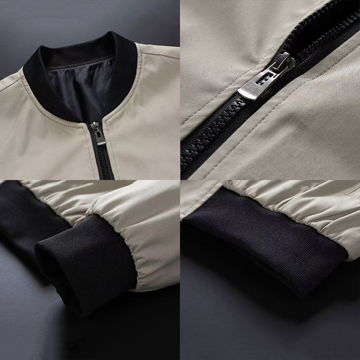 MOTO BUY 1 TAKE 1 Korean Style Bomber Jacket Unisex - Turtle Neck ...