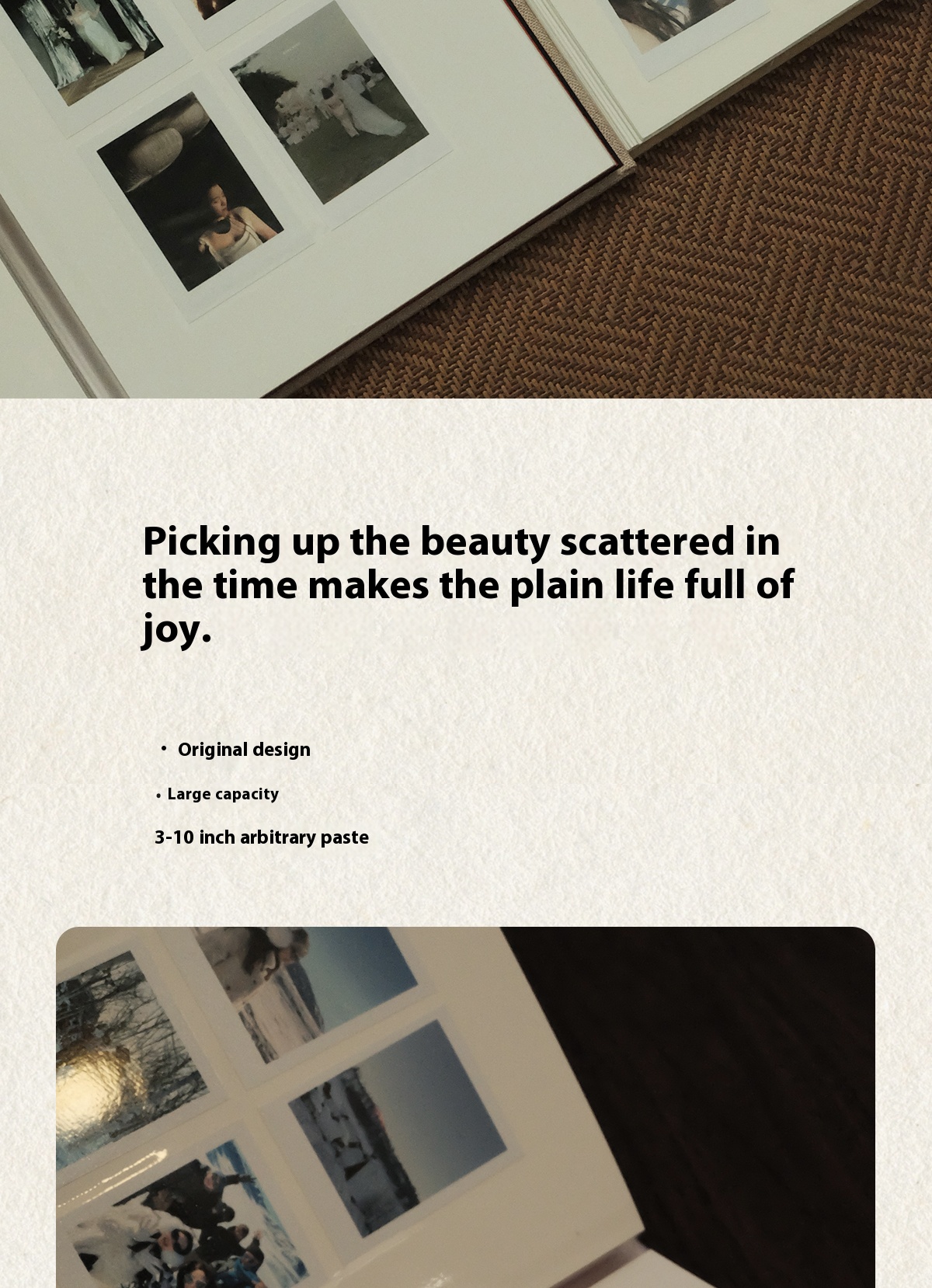 40 Pages Large Size DIY Album Self Adhesive PhotoBook Photo Books ...