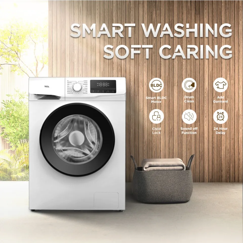 TCL Front Load Inverter Washing Machine - TWF-P60 (HydroActive Inverter ...