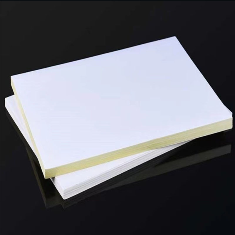 A4 white glossy matte self-adhesive label sticker label paper for laser ...