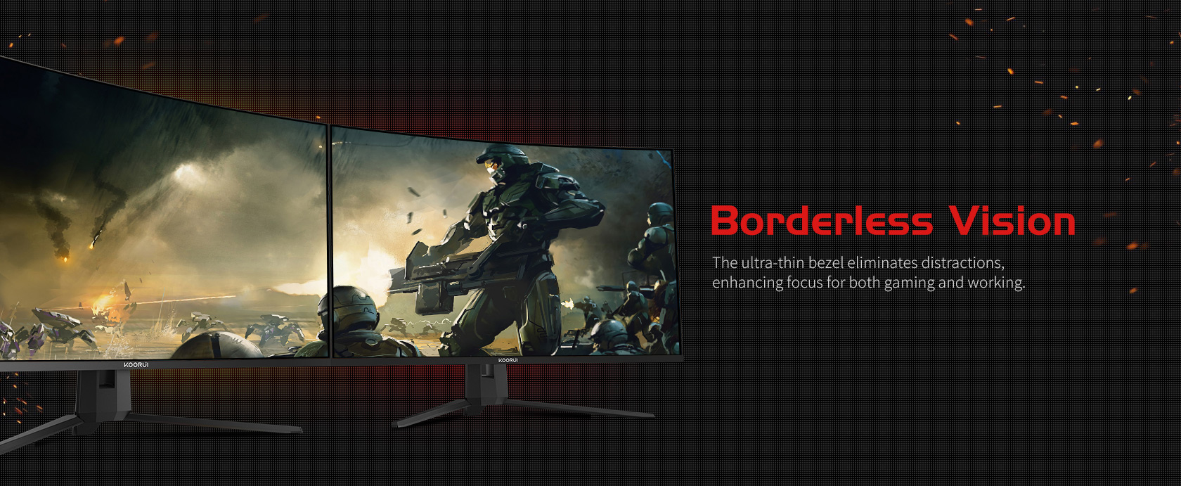 Koorui G3221SC 31.5 Inch QHD (Powered by HKC) Curved VA 1500R black 170HZ, 90% DCI-P3 Gaming ...