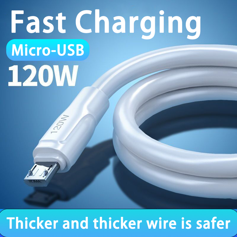 120W Super Fast Charging Head 6A Fast Charging Cable Micro USB/Type-c ...