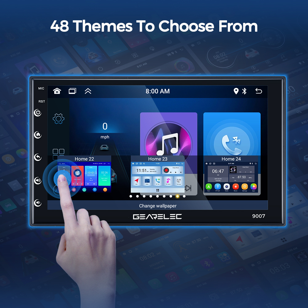 GEARELEC 7 Inch Android Head Unit Touch Screen Car Stereo With ...