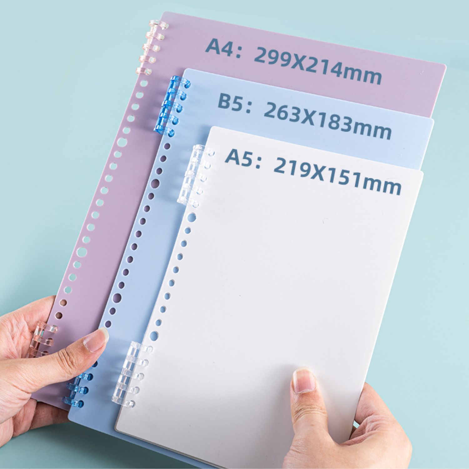 2pcs/set A5/B5 Binder Cover/Divider and Ring for Cuztomized Planner ...