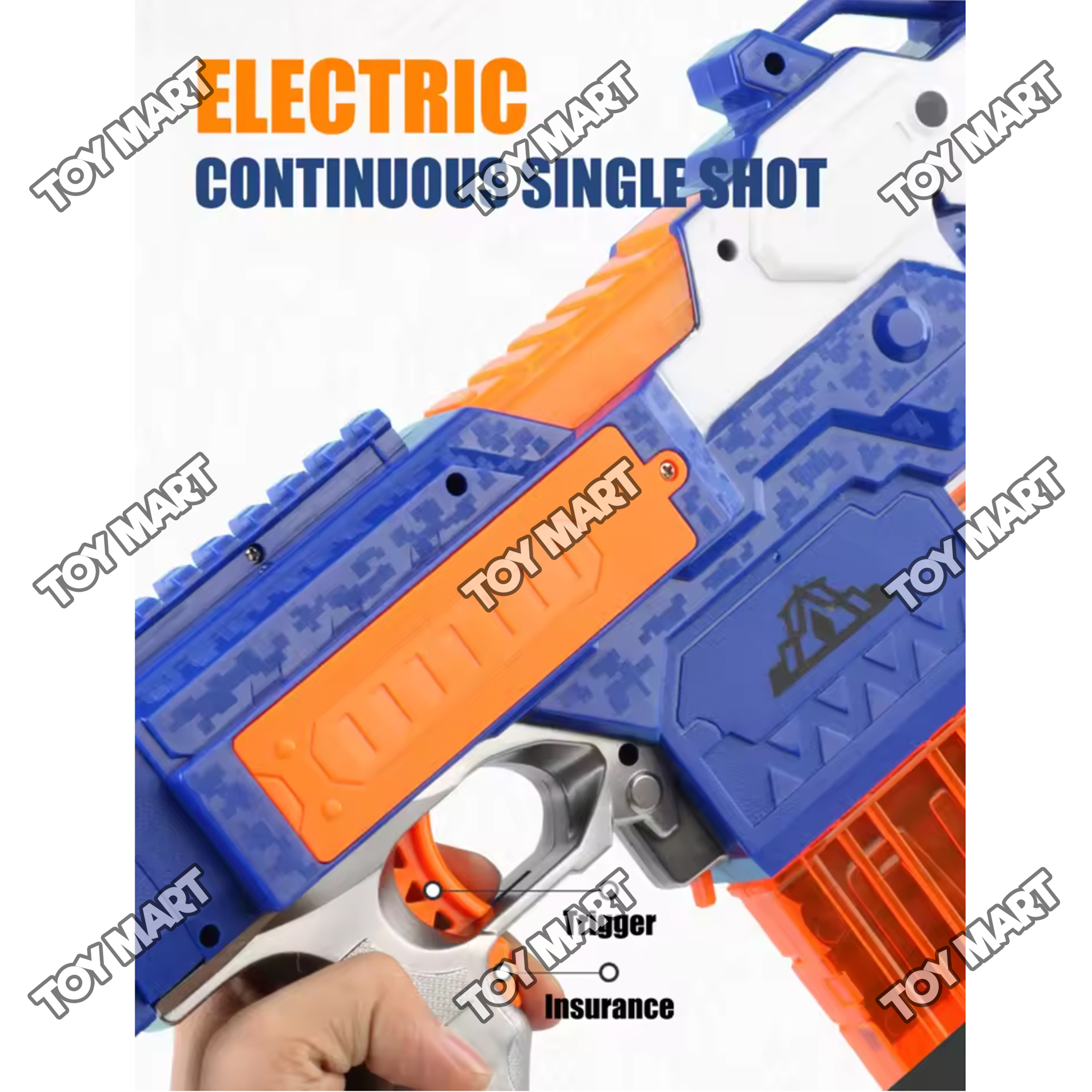 BLAST Long Barrel Stryfe Soft Bullet Toy Gun EVA Dart Blaster Toy for ...