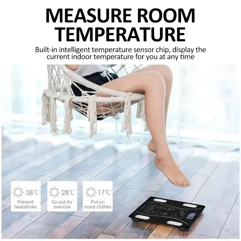 Gold Star Electronic Weighing Scale For Human 12in1 Smart Digital Scale ...