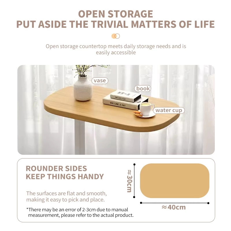 Nordic Sofa Side Table Coffee Table Mobile Side Desk Simple Movable ...